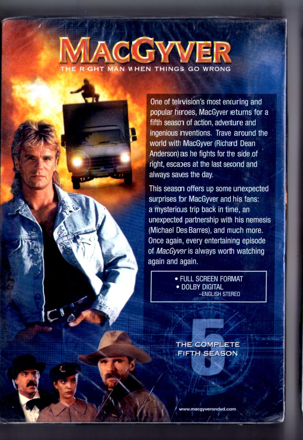 MacGyver (1985) Complete Fifth Season 5 Five DVD Box Set Action ...