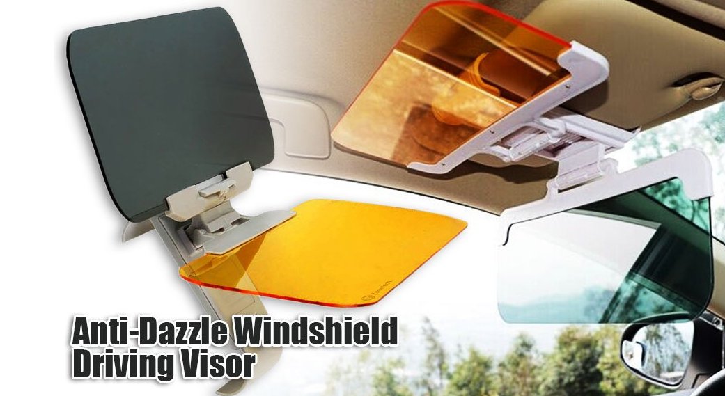HD Vision Visor - The Ultimate Anti-Glare Day & Night Visor For Safer ...