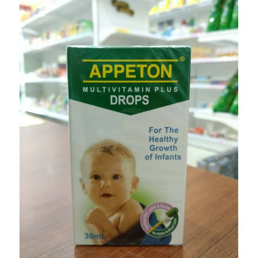 Appeton Multivitamin Plus Infant Drops 30ml Increase Baby Appetite Free ...