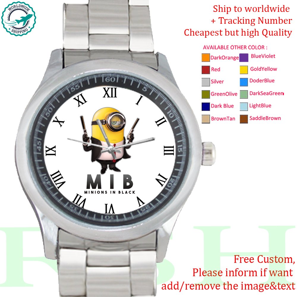 5 MINIONS, DESPICABLE ME, MIB WATCHES