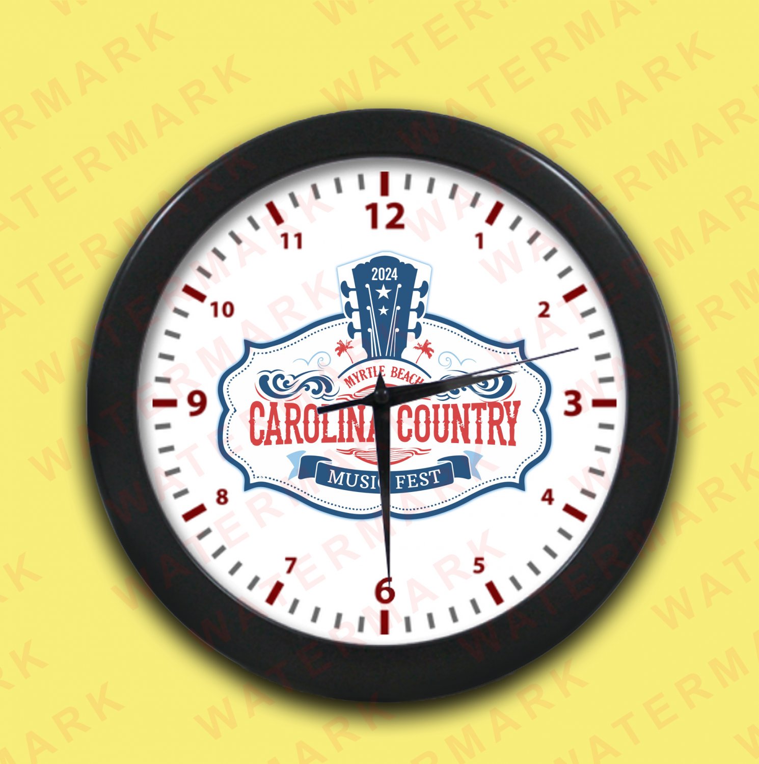 CAROLINA COUNTRY MUSIC FESTIVAL 2024 Wall Clocks