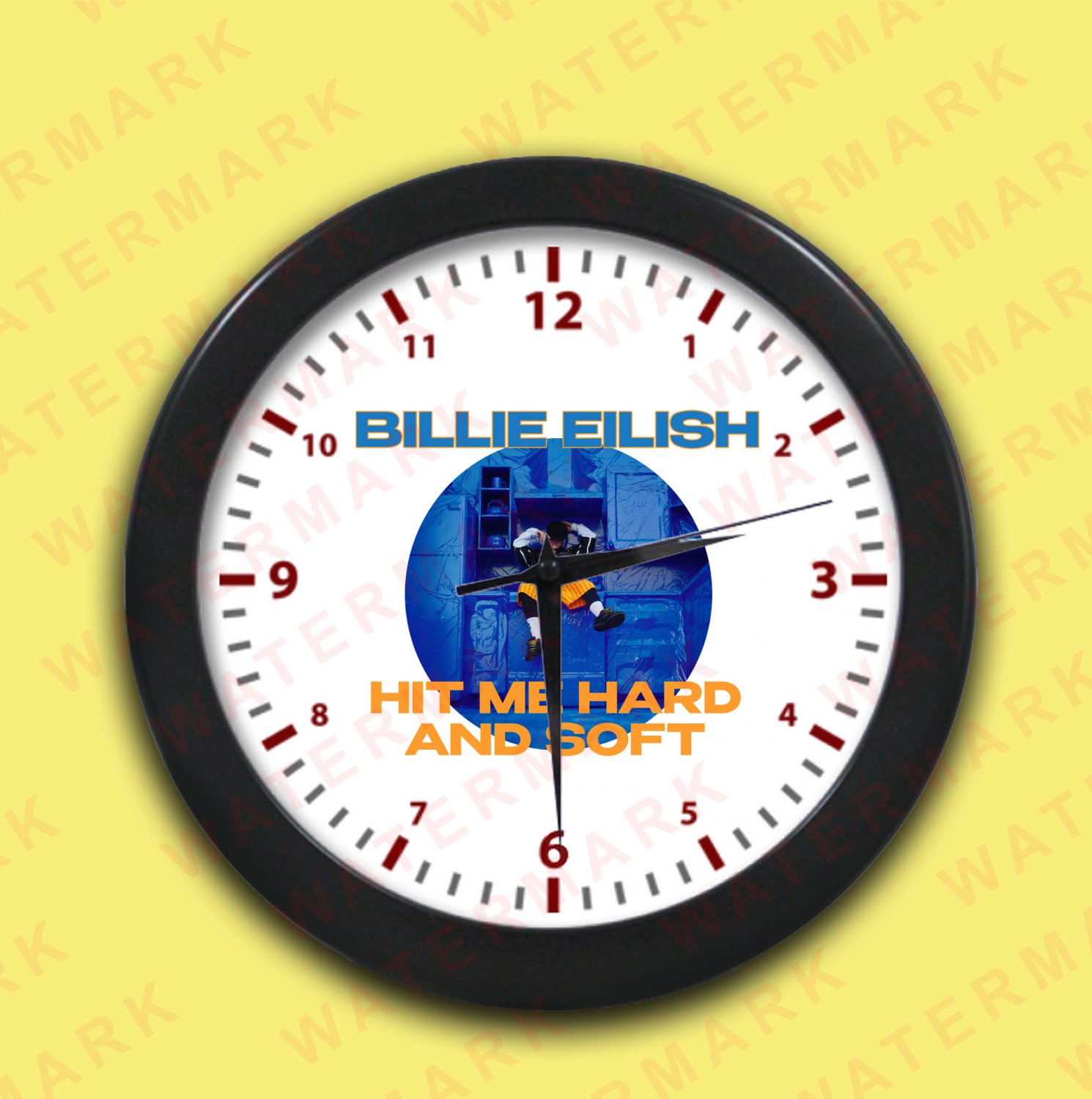 BILLIE EILISH HIT ME HARD AND SOFT THE TOUR 2025 Wall Clocks