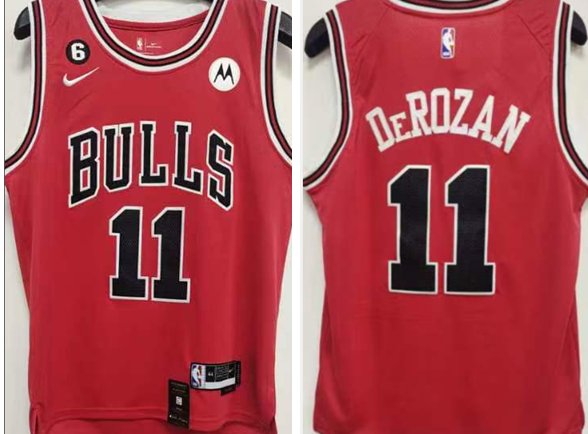 Chicago Bulls #11 DeMar Derozan 2022-23 Jersey Red