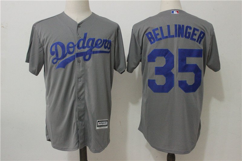 Los Angeles Dodgers 35 Cody Bellinger Baseball Jersey Gray