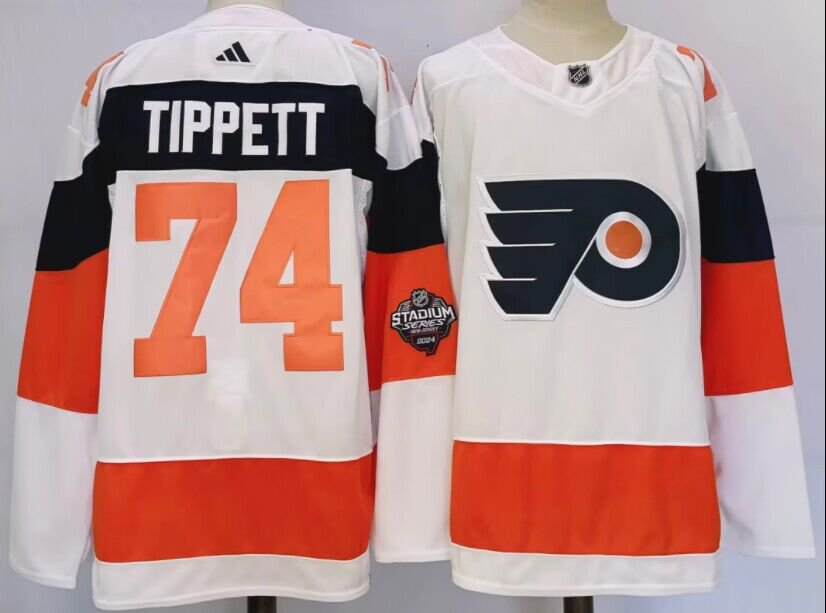 Philadelphia Flyers #74 Owen Tippett 2024 Stadium Jersey White