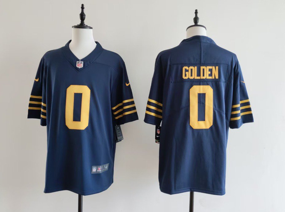 Green Bay Packers #0 Matthew Golden The 1923 Classic Vapor JerseysNavy