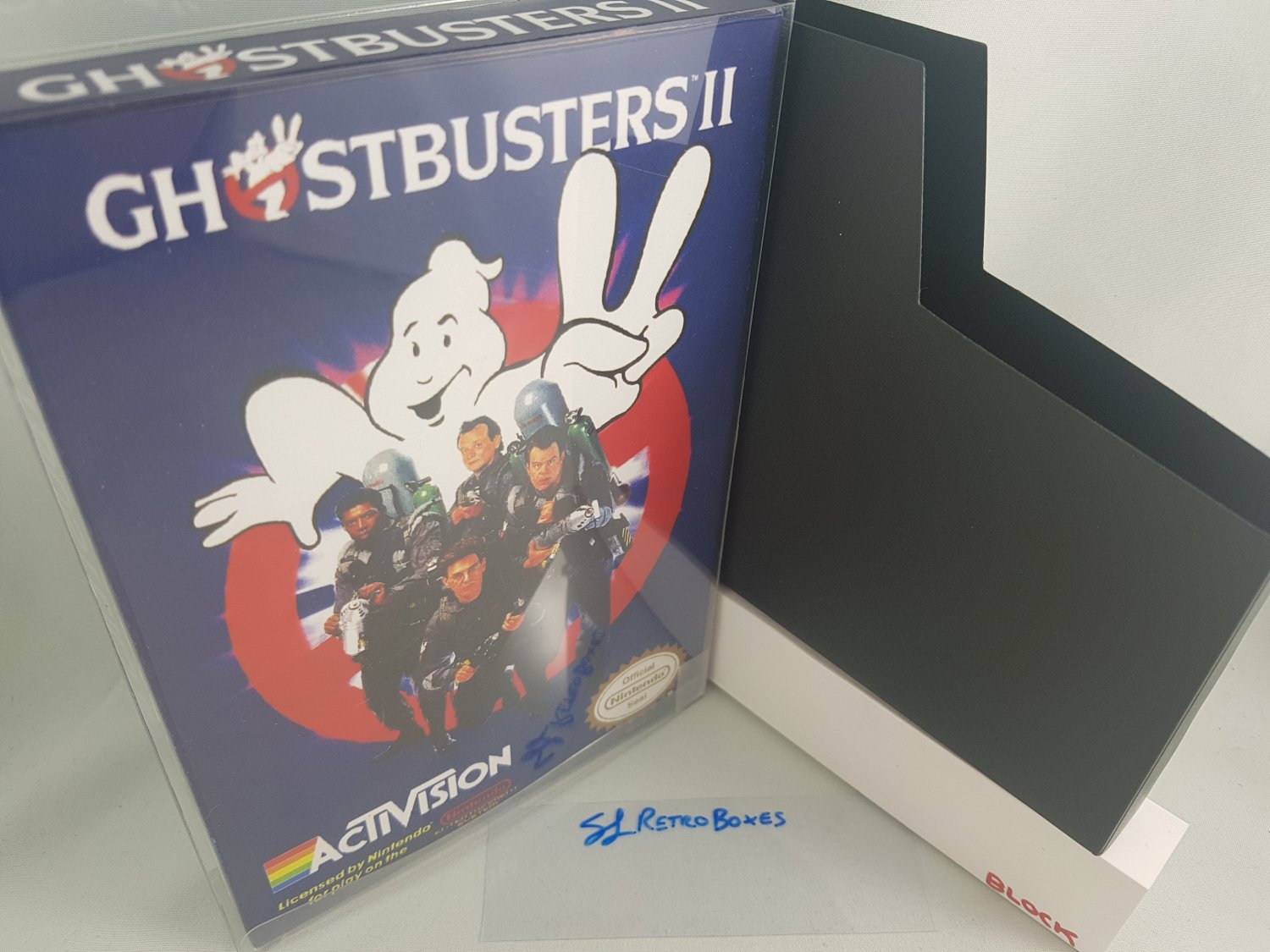 GHOSTBUSTERS 2 - NES, Nintendo Custom replacement BOX optional w/ Dust ...