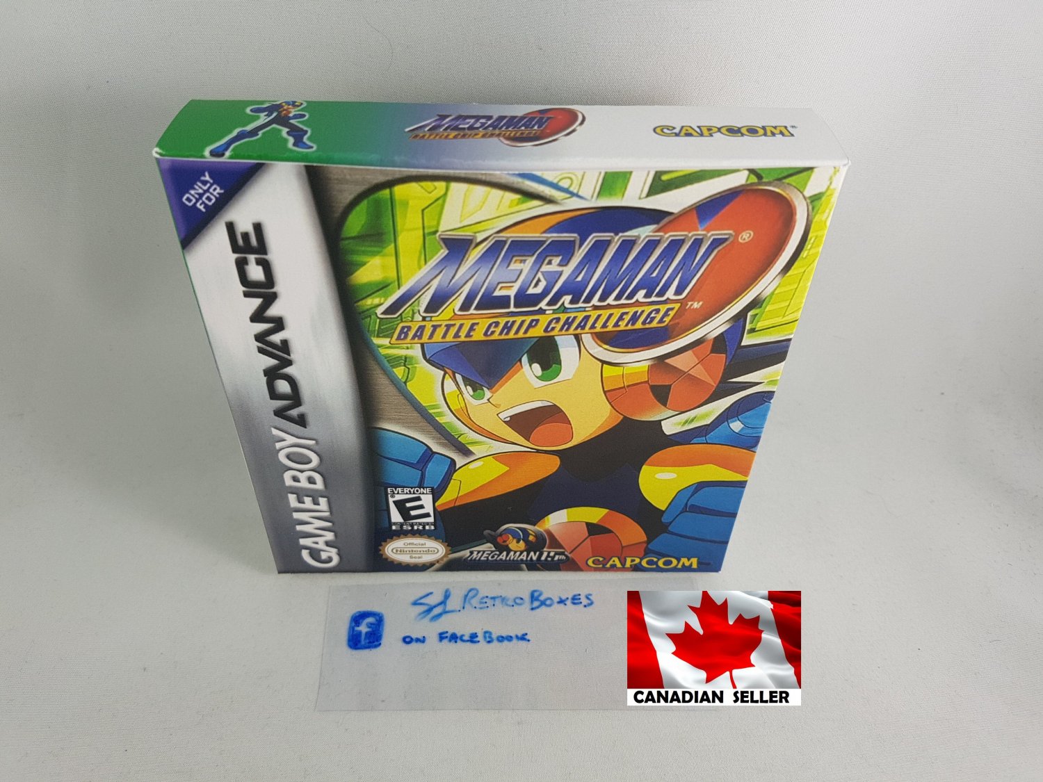 MEGA MAN BATTLE CHIP CHALLENGE - Nintendo GBA Custom Box w/ Insert Tray ...