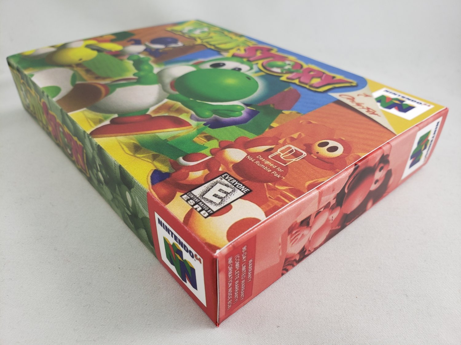 YOSHI'S STORY - N64, Nintendo64 Custom replacement Box optional w ...