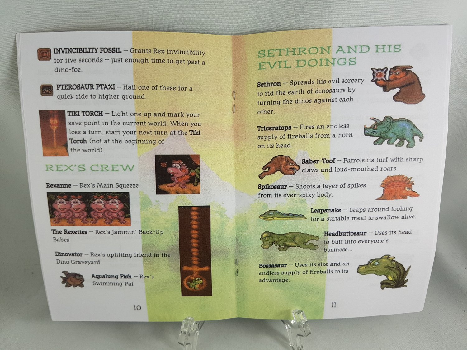 MANUAL SNES - RADICAL REX - Super Nintendo Replacement Instruction ...