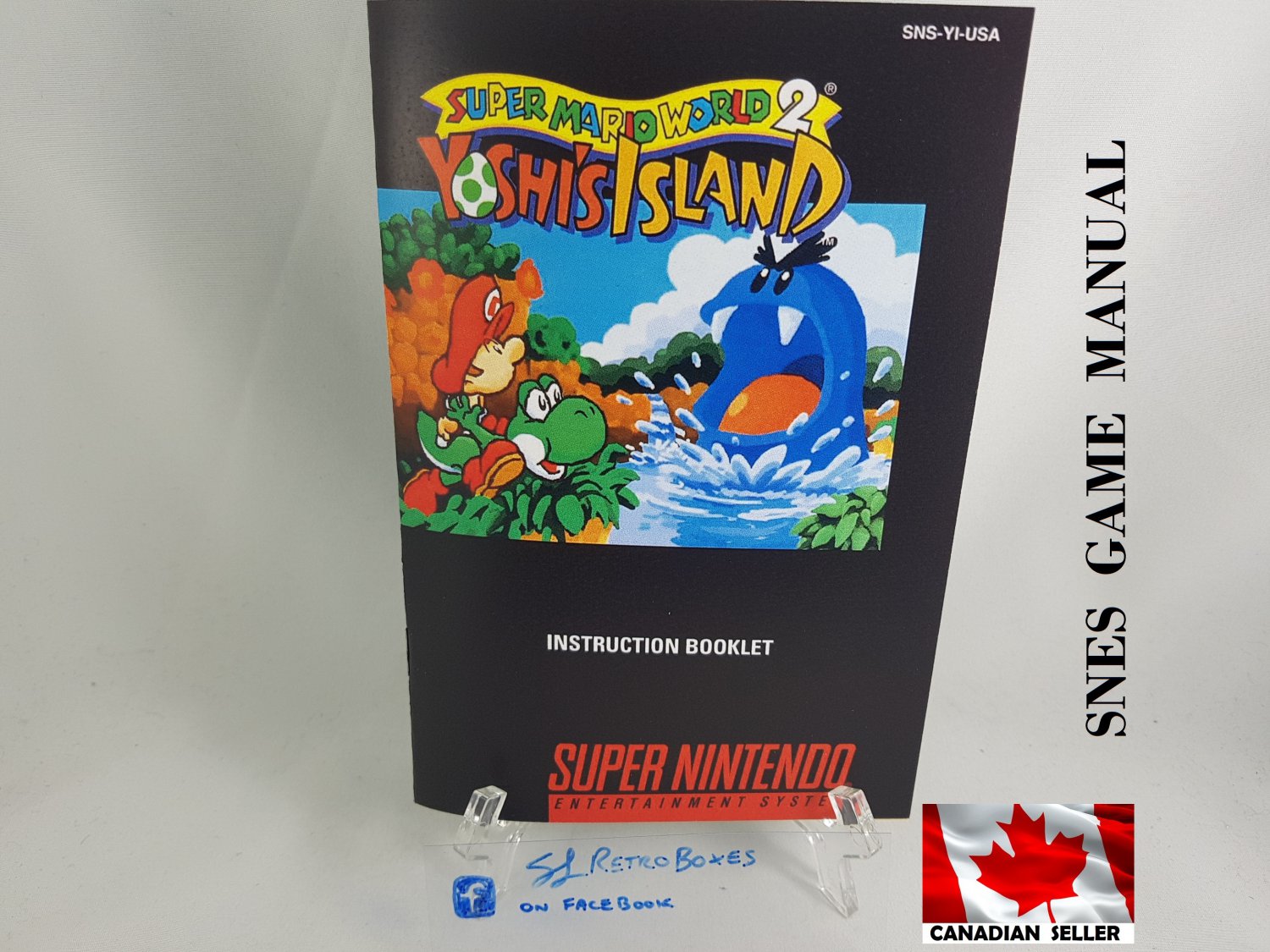 MANUAL SNES - YOSHI'S ISLAND: SUPER MARIO WORLD 2 - Super Nintendo ...