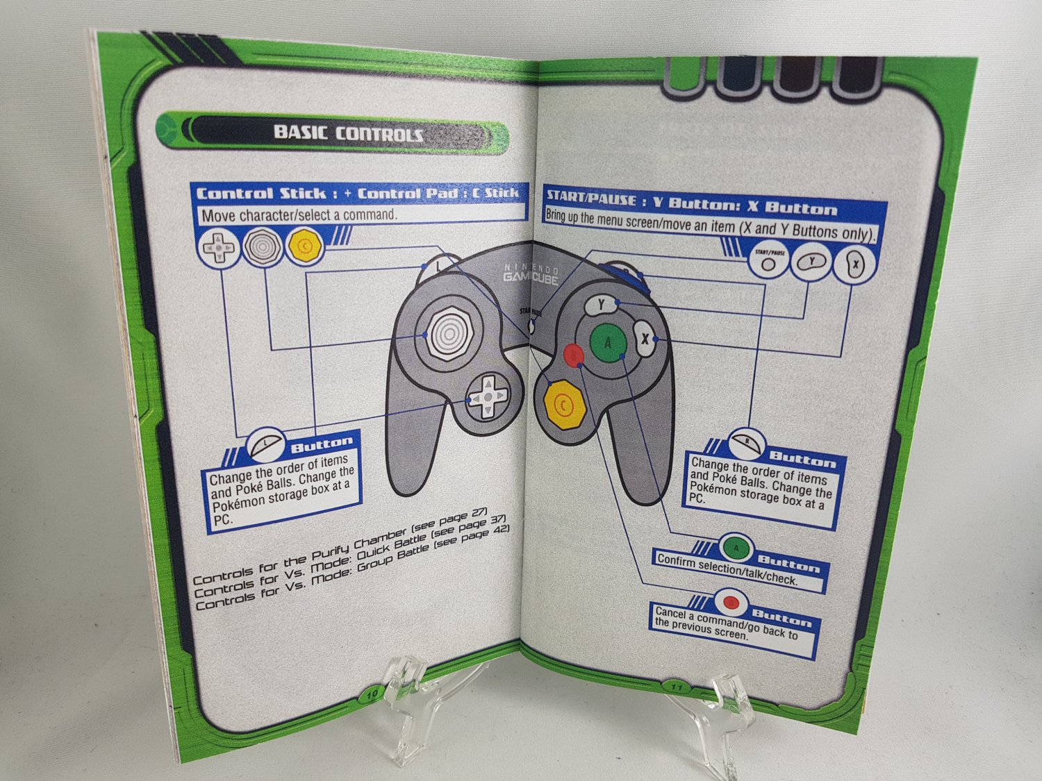 MANUAL GCN - POKEMON XD GALE OF DARKNESS - Nintendo Gamecube ...