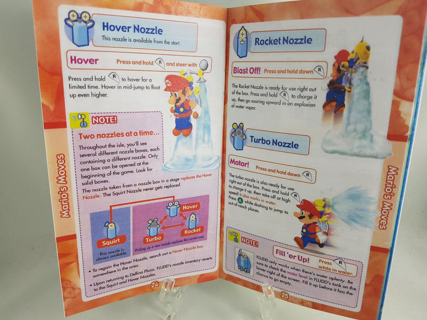 MANUAL GCN - SUPER MARIO SUNSHINE - Nintendo Gamecube Replacement ...