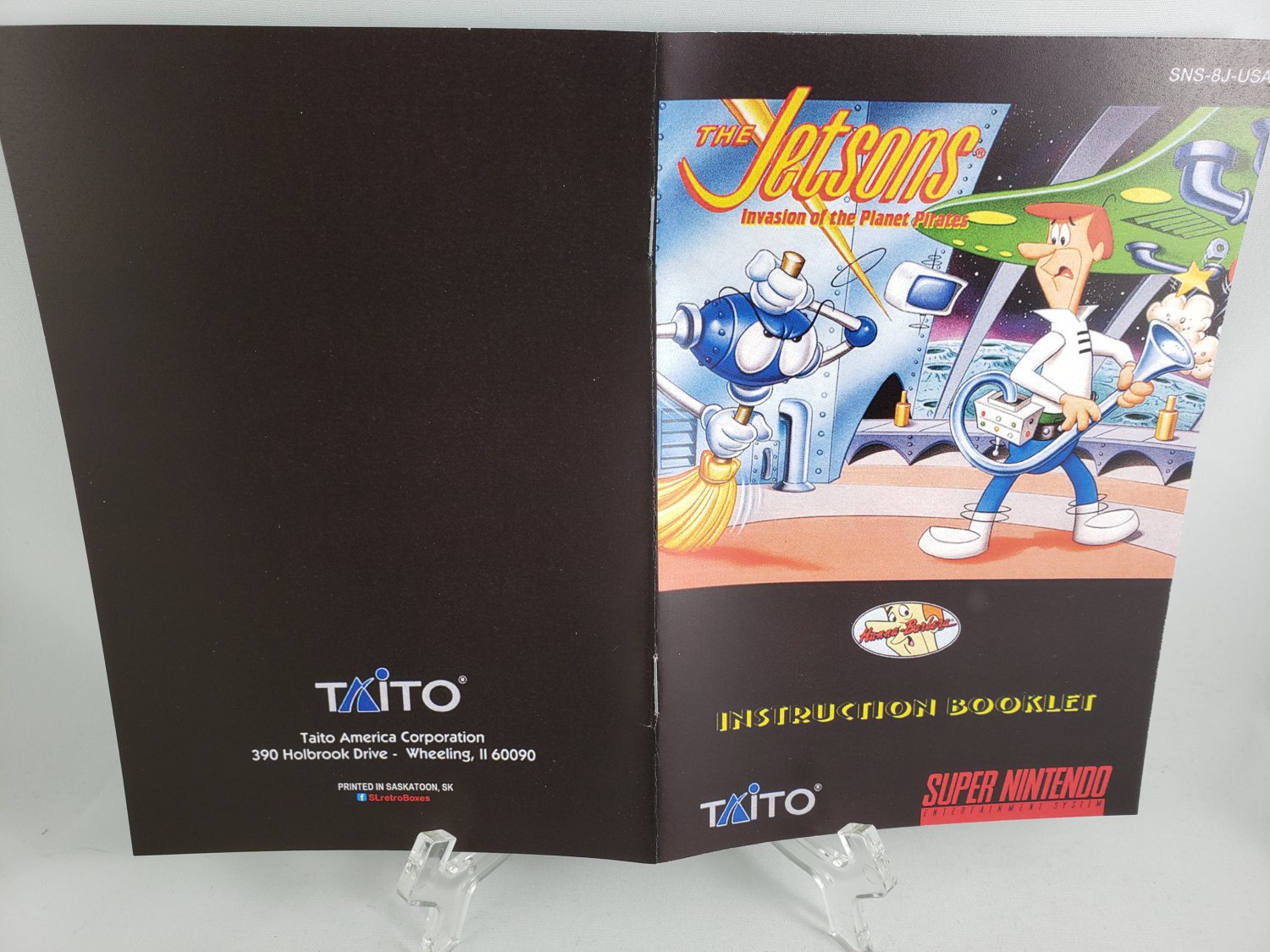 MANUAL SNES - JETSONS INVASION OF PLANET PIRATES - Super Nintendo ...