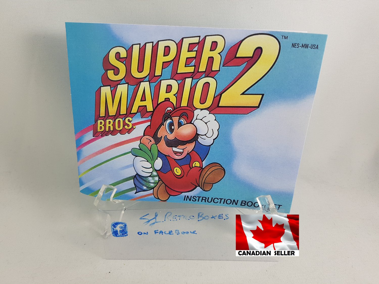 MANUAL NES - SUPER MARIO BROS. 2 - Nintendo Replacement Instruction ...