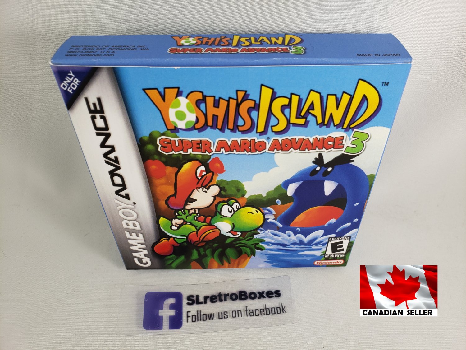 SUPER MARIO ADVANCE 3 YOSHI'S ISLAND - Nintendo GBA Custom Box optional ...