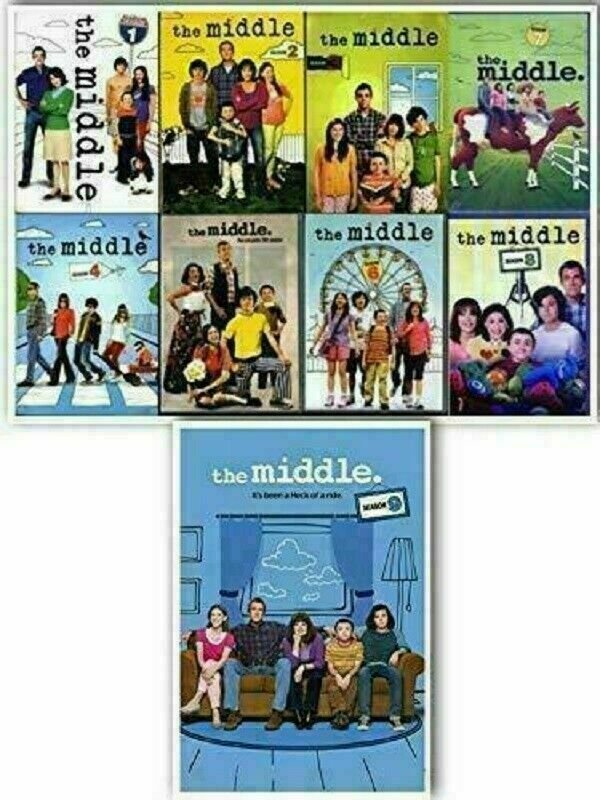 The Middle Complete Series Season Seasons 1-9 1 2 3 4 5 6 7 8 DVD Set ...