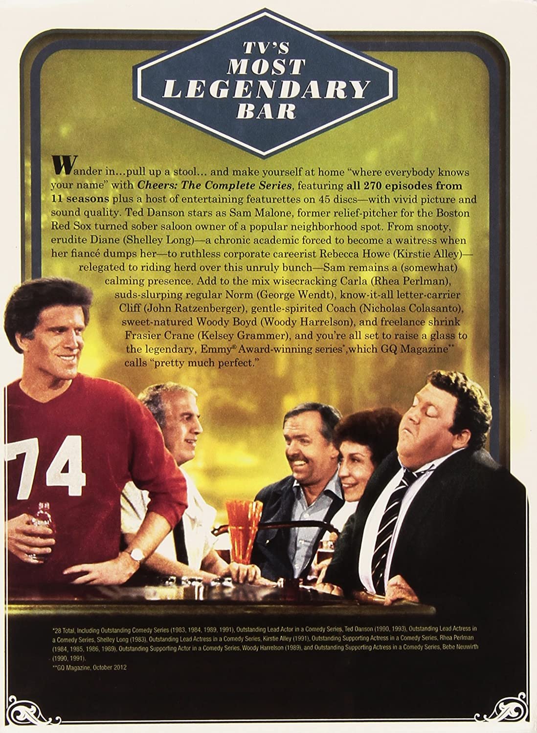 Cheers: The Complete Series (DVD, 2015, 45-Disc Set)