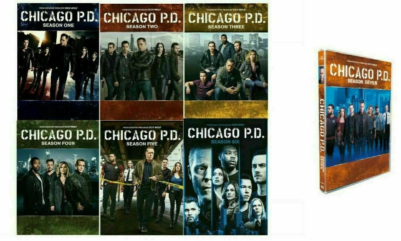 Chicago PD: The Complete Series DVD Seasons 1-7 Season 1 2 3 4 5 6 7 ...