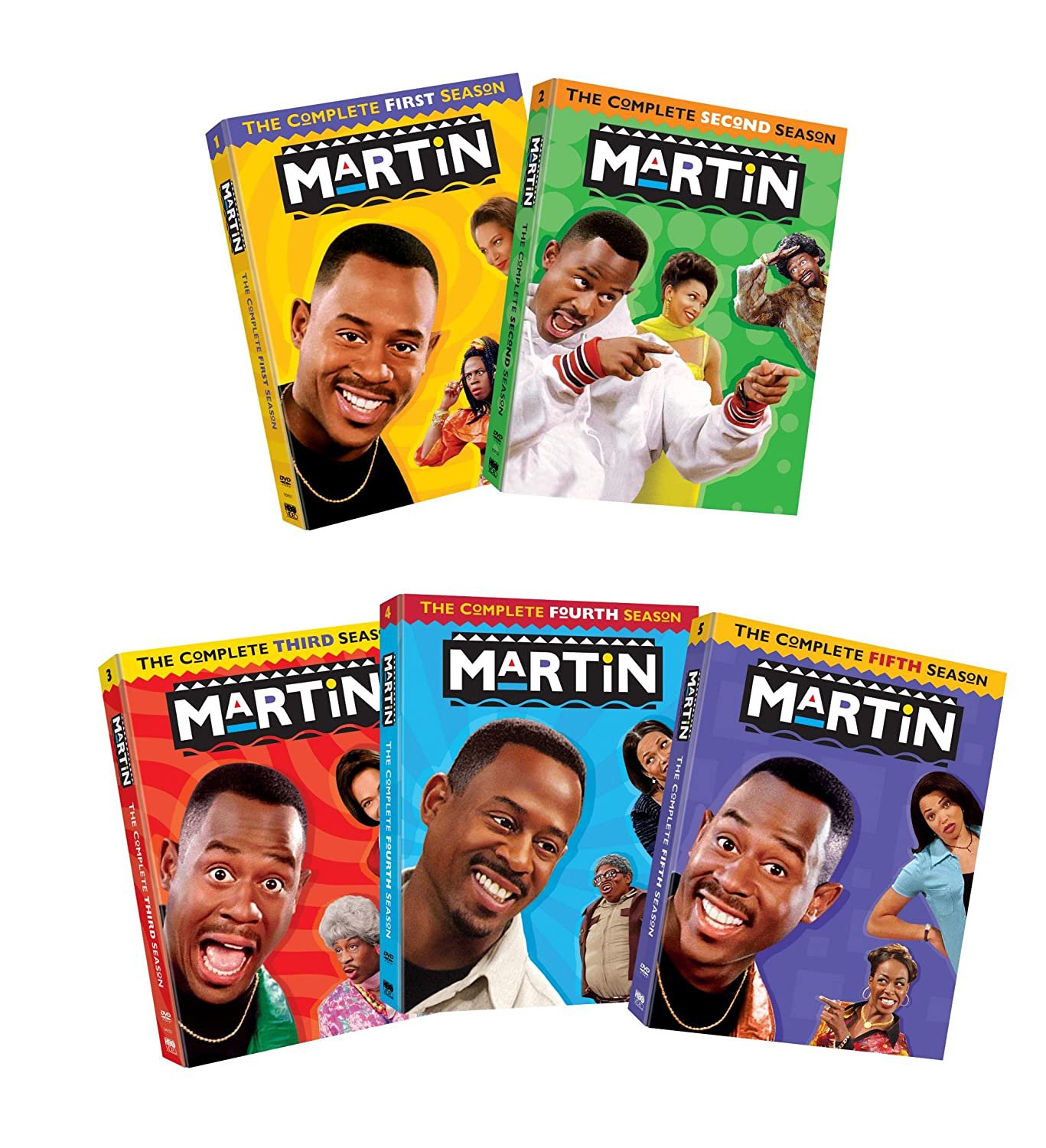 Martin : Martin Lawrence: Complete TV Series Seasons 1-5 DVD Set Brand New