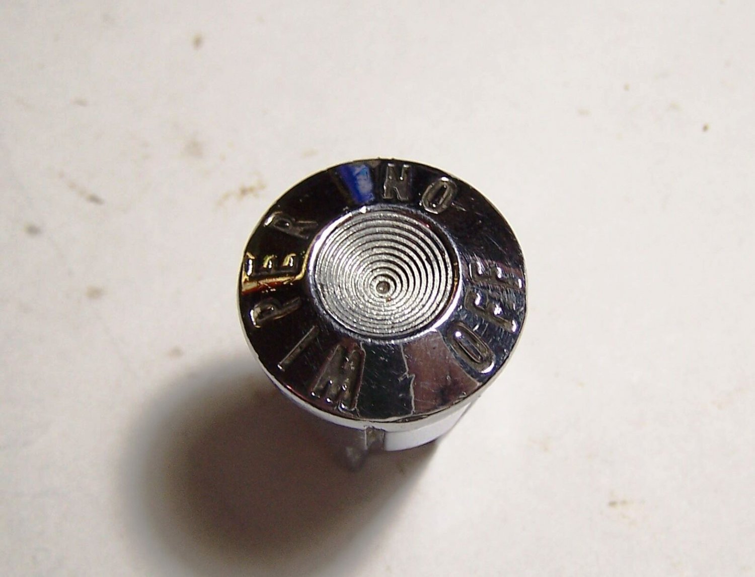 1954 1955 Ford Fairlane Coupe or Pickup Chrome Wiper Control Knob ...