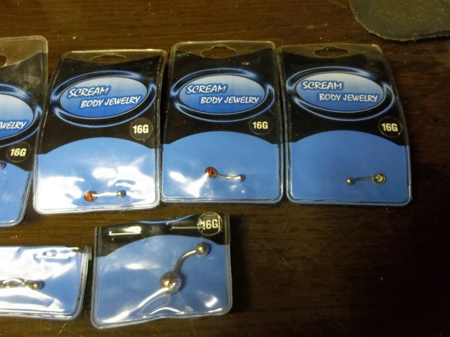 Lot of 11 Pieces ~ Scream Body Jewelry * Body Piercing Surgical Steel