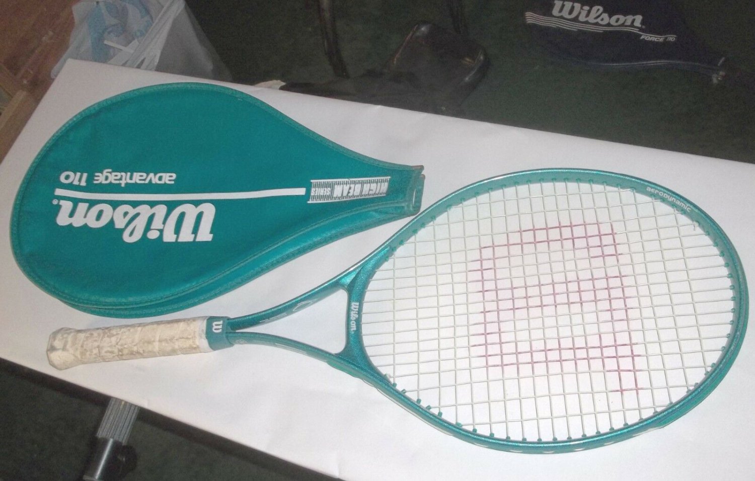 Wilson High Beam Series - Advantage 110 Tennis Racquet - 4 3/8" grip