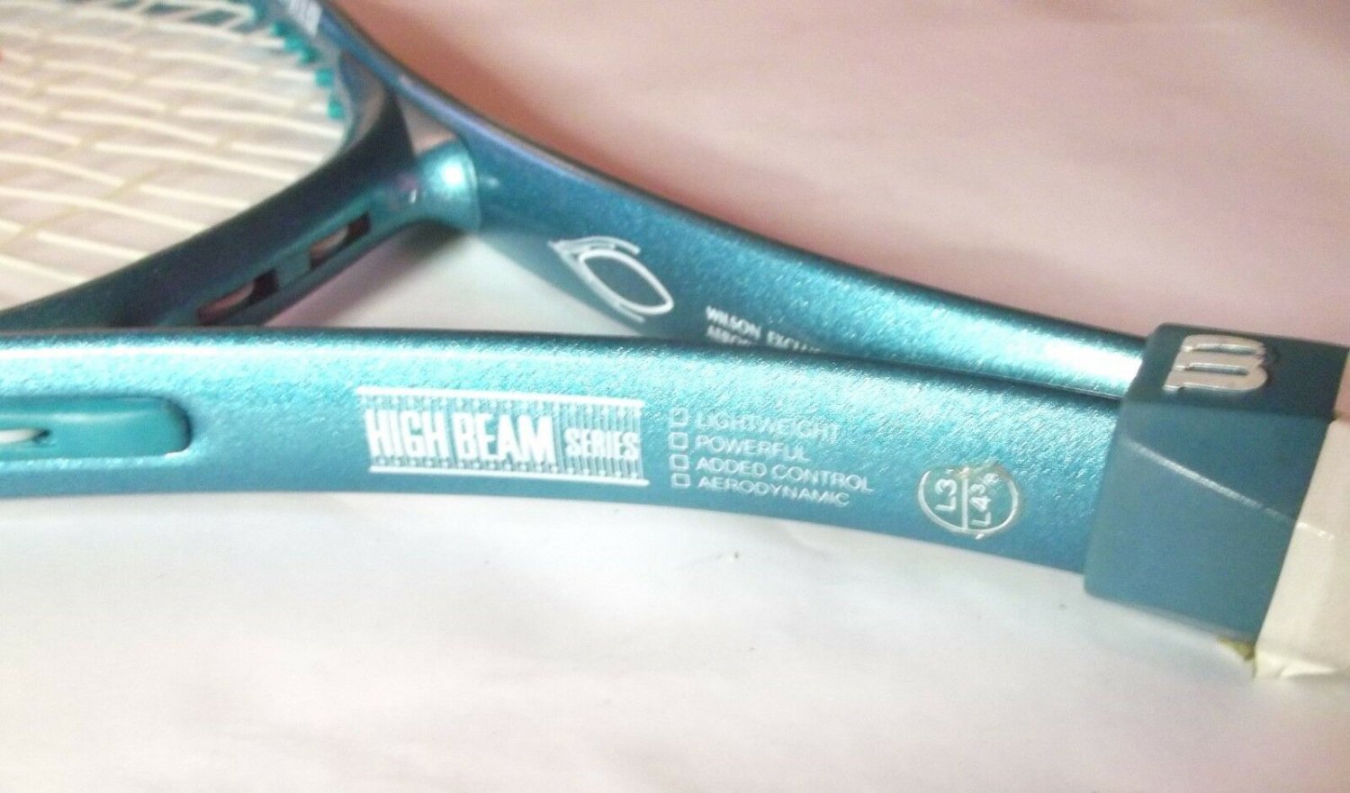 Wilson High Beam Series - Advantage 110 Tennis Racquet - 4 3/8" grip