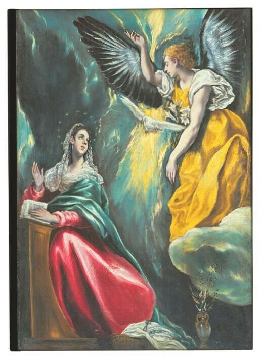 El Greco Greek Angels Art Print on A5 Hardcover Sketchbook Art & Travel ...