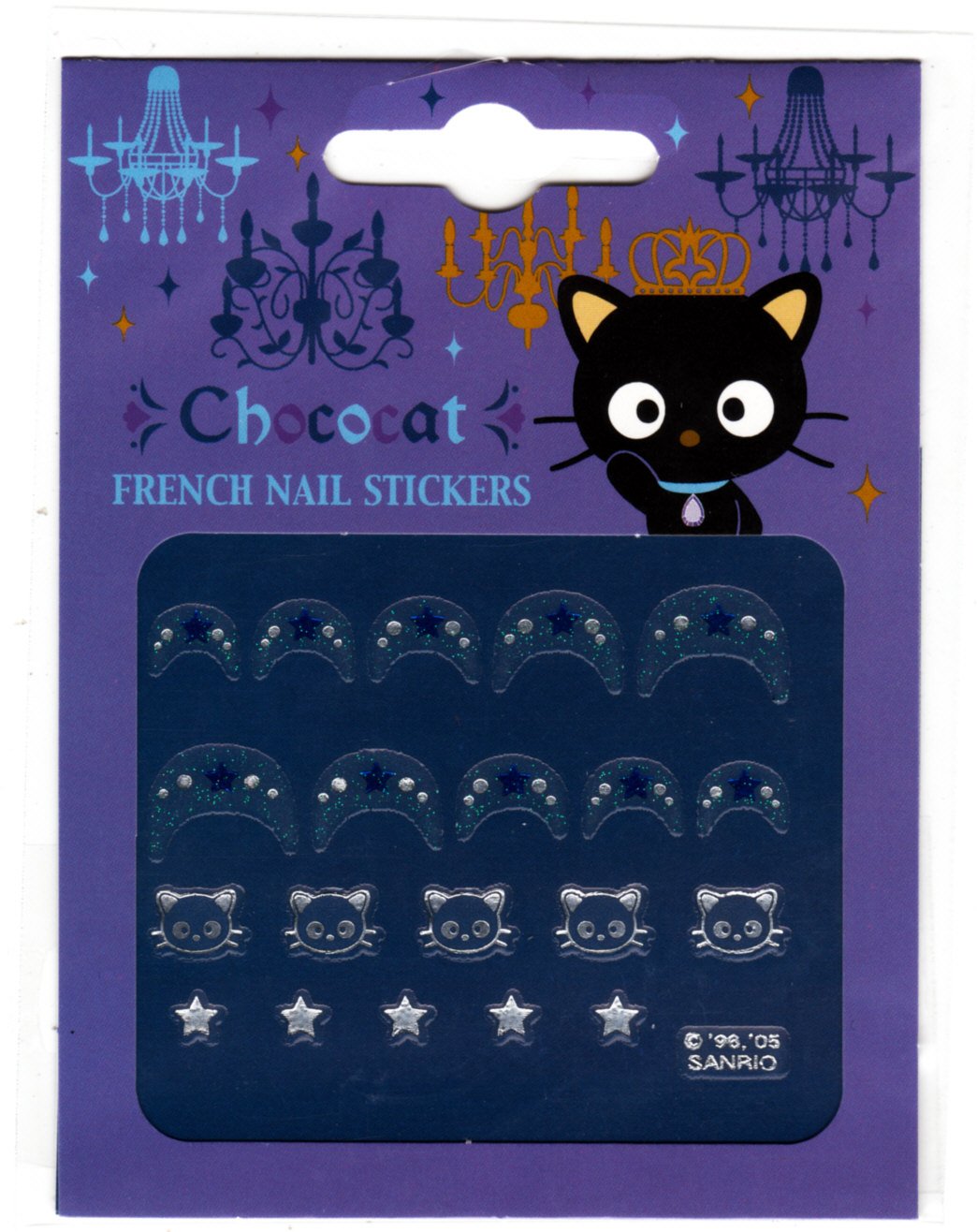 Sanrio Japan Chococat French Nail Stickers 2005 Kawaii