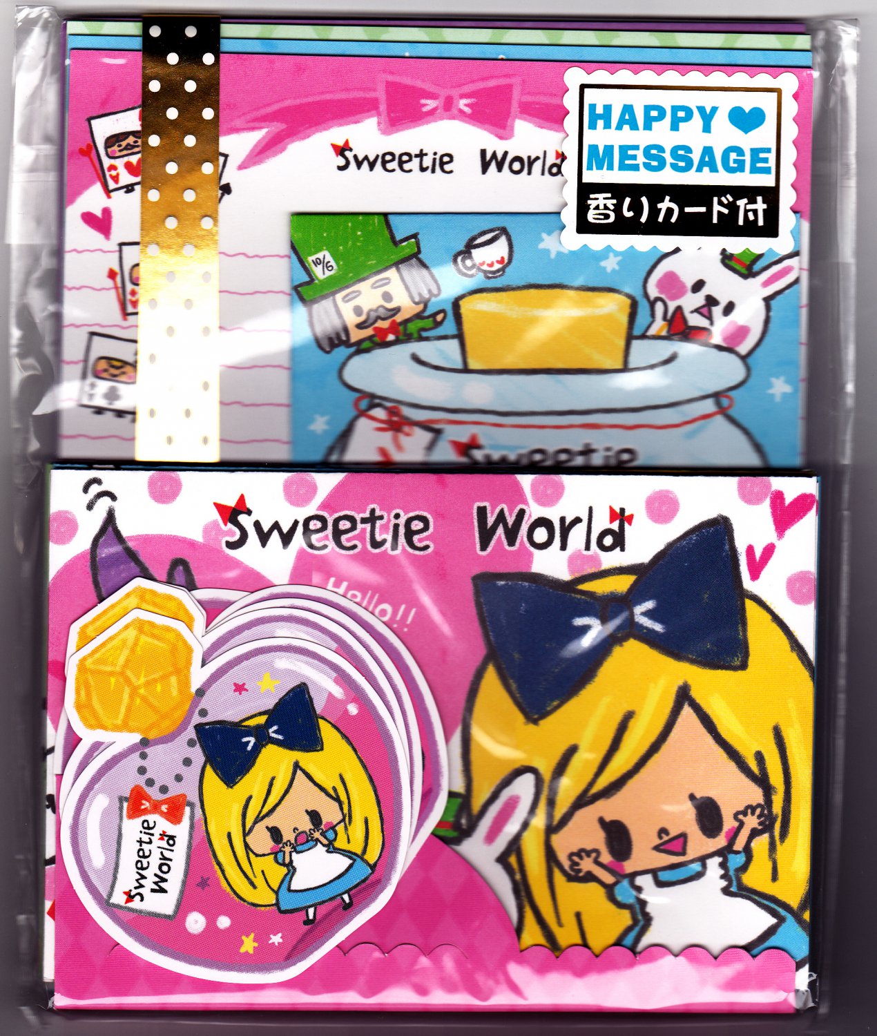 Kamio Japan Sweetie World Letter Set with Stickers (C) Kawaii