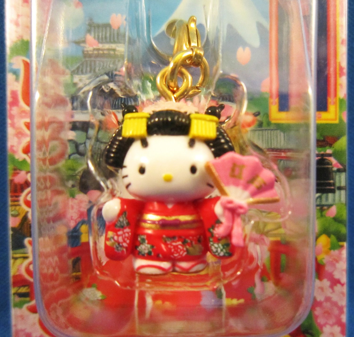 Sanrio Japan Hello Kitty Regional Mascot Charm Zipper Pull 2004 Kawaii