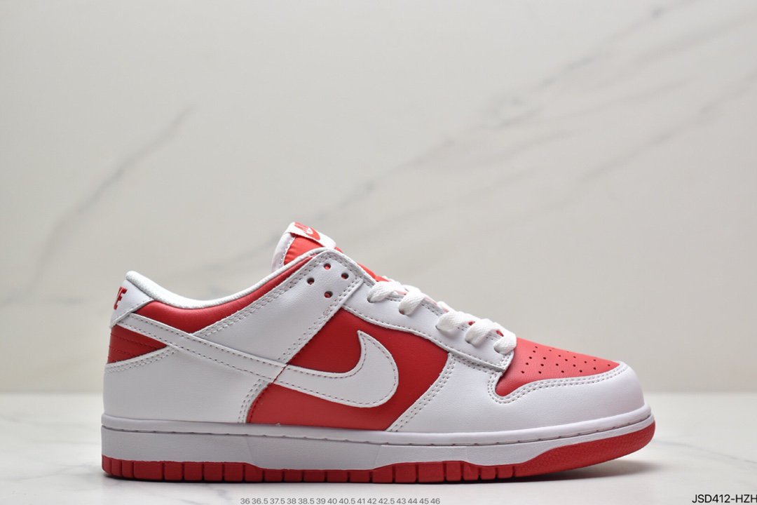 Nike Dunk Low White University Red CW1590 600