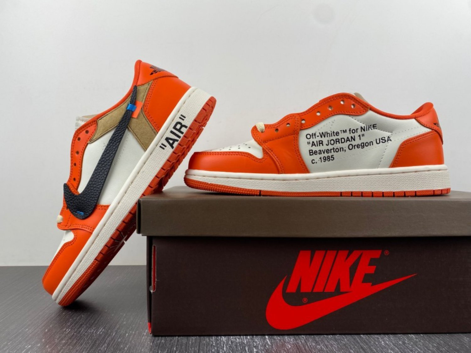 Nike Air Jordan 1 Low Starfish Zach Lavine X Custom Off-White X