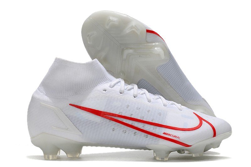 Mercurial Superfly Dragonfly 8 Elite FG - WhiteRed