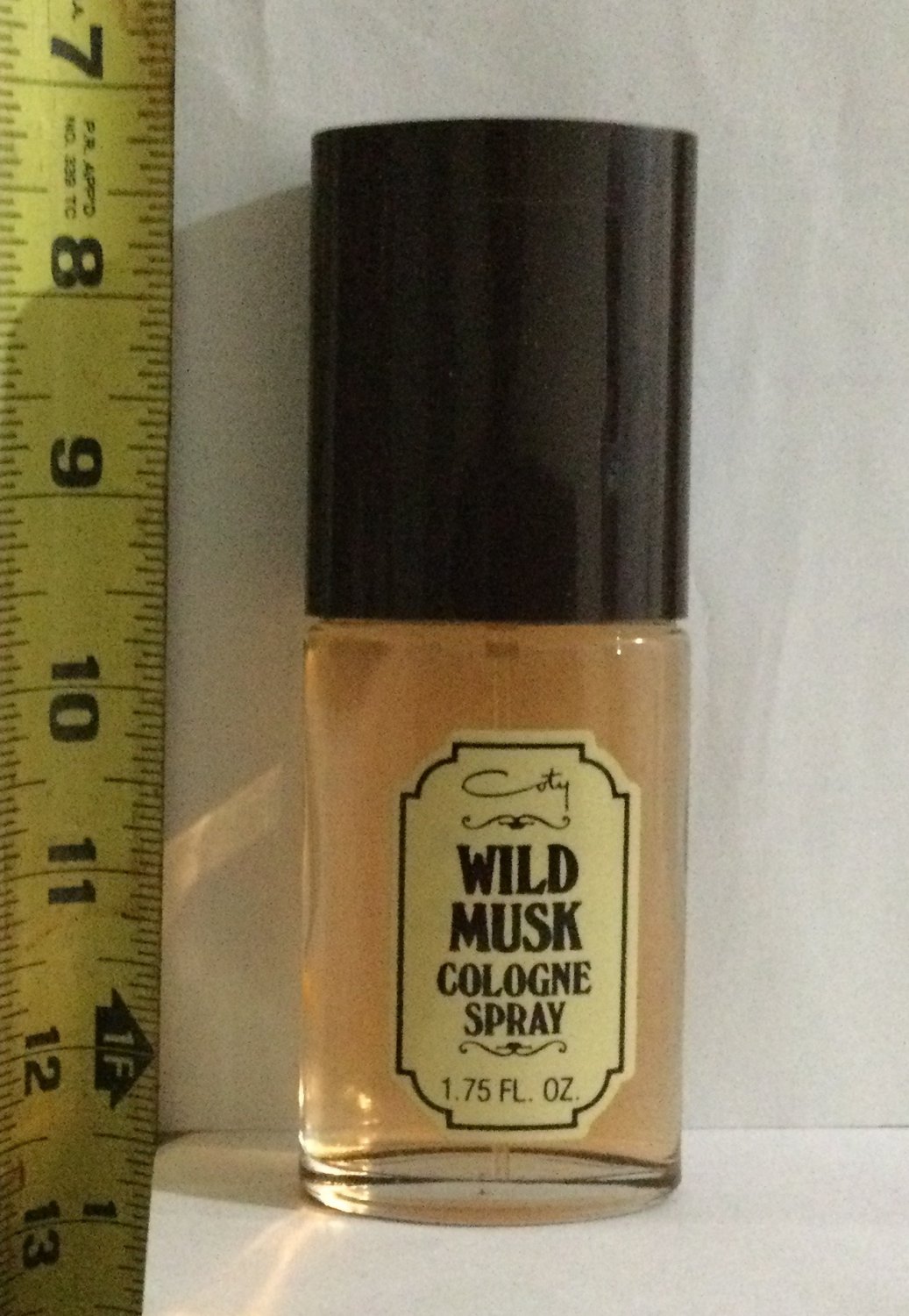 Vintage Pfizer Coty Wild Musk 1.75oz EDC Eau de Cologne