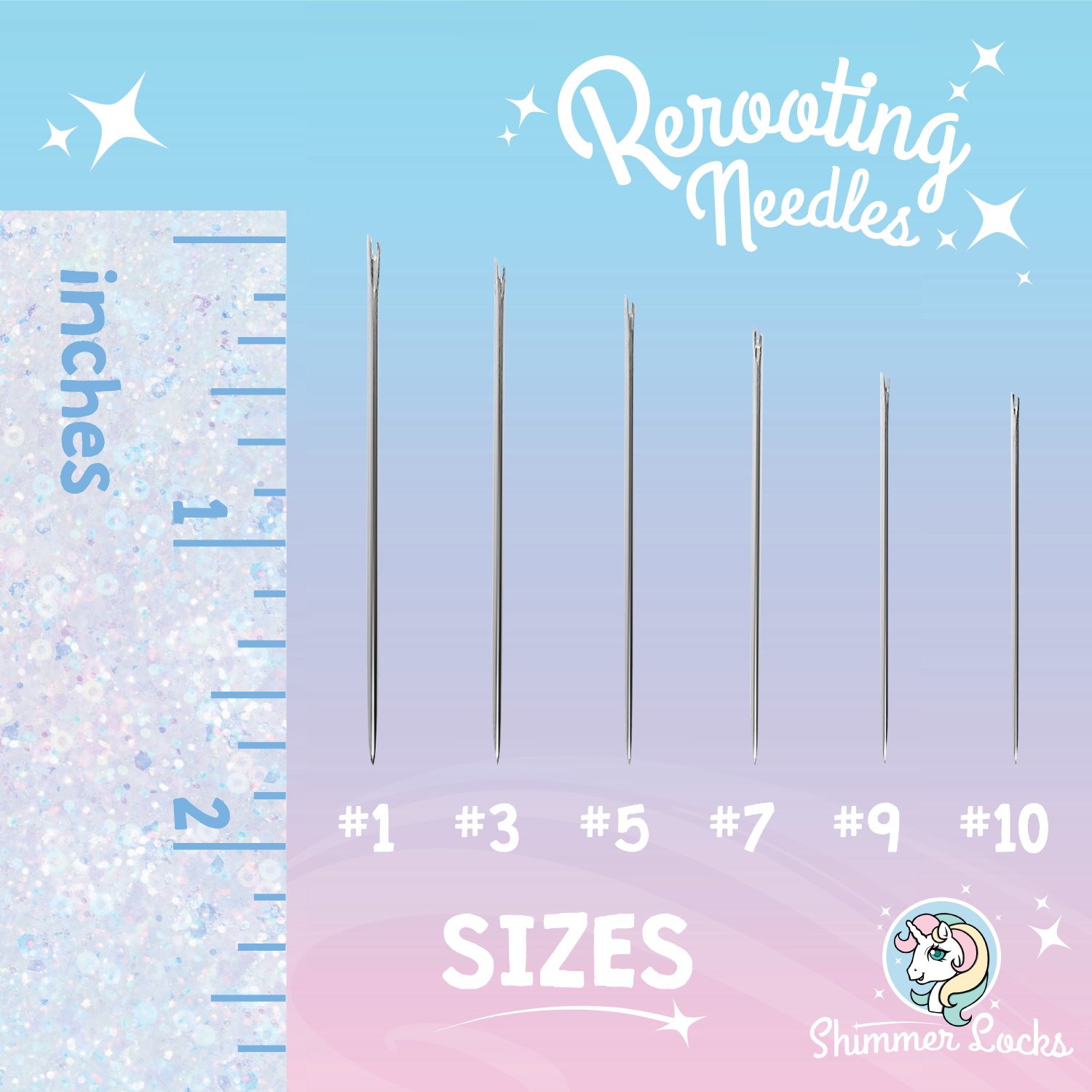 Doll Hair Rerooting Tool with Needles - Rehairing Kit for Custom Dolls ...