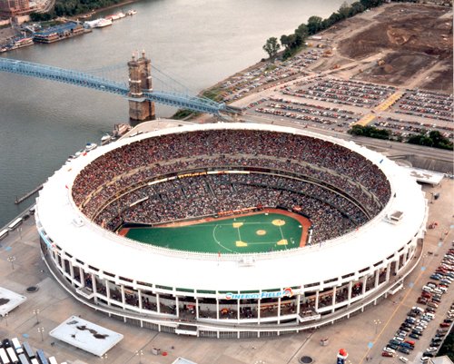 Cincinnati Reds Riverfront Stadium Photo