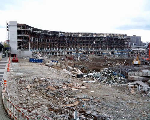 New York Yankees Stadium Demolition Photo