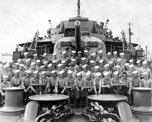 USS Sierra AD-18 Crew Photo