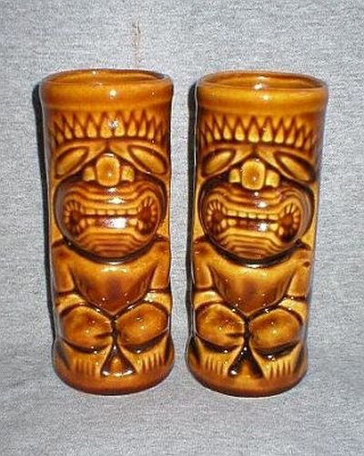 Orchids Of Hawaii Vintage Ceramic Tiki Mugs