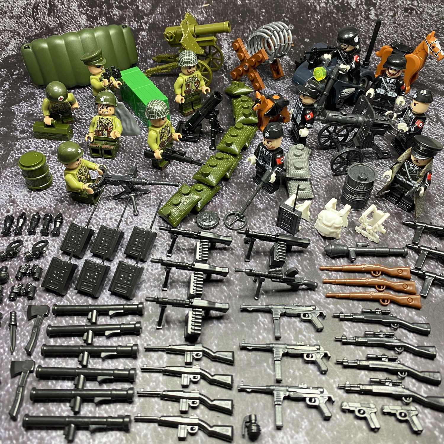 Best WW2 American Army Germany SS Trooper Soldiers Battle Weapons ...