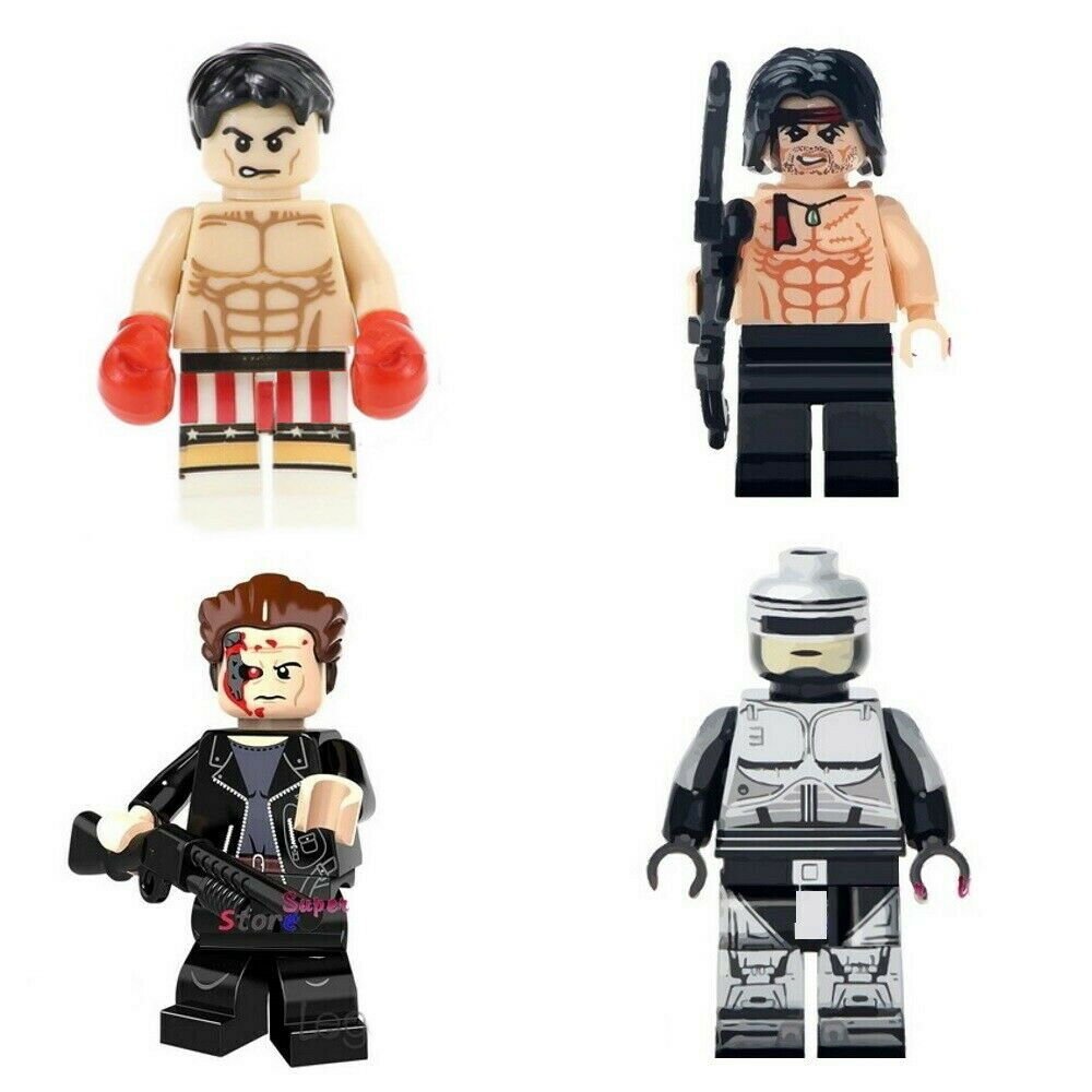 Terminator Rocky Minifigures Compatible Lego Movie Sets