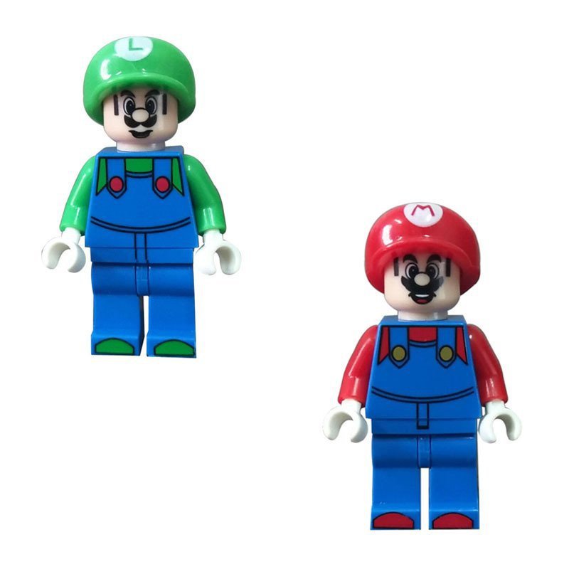 Mario LUIG Minifigures Compatible Lego Game Minifigure