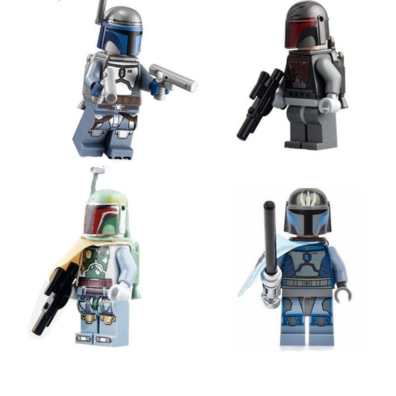 4 Best Boba Fett Jango Fett Minifigures Fit Lego Star Wars Sets