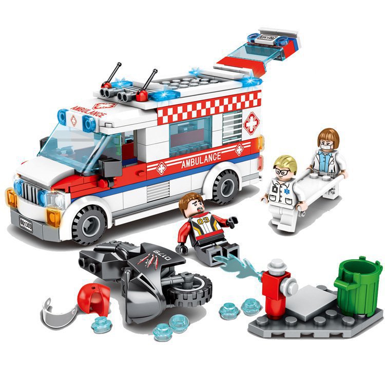 Ambulance Medical Staff Doctor Minifigures Compatible Lego City ...