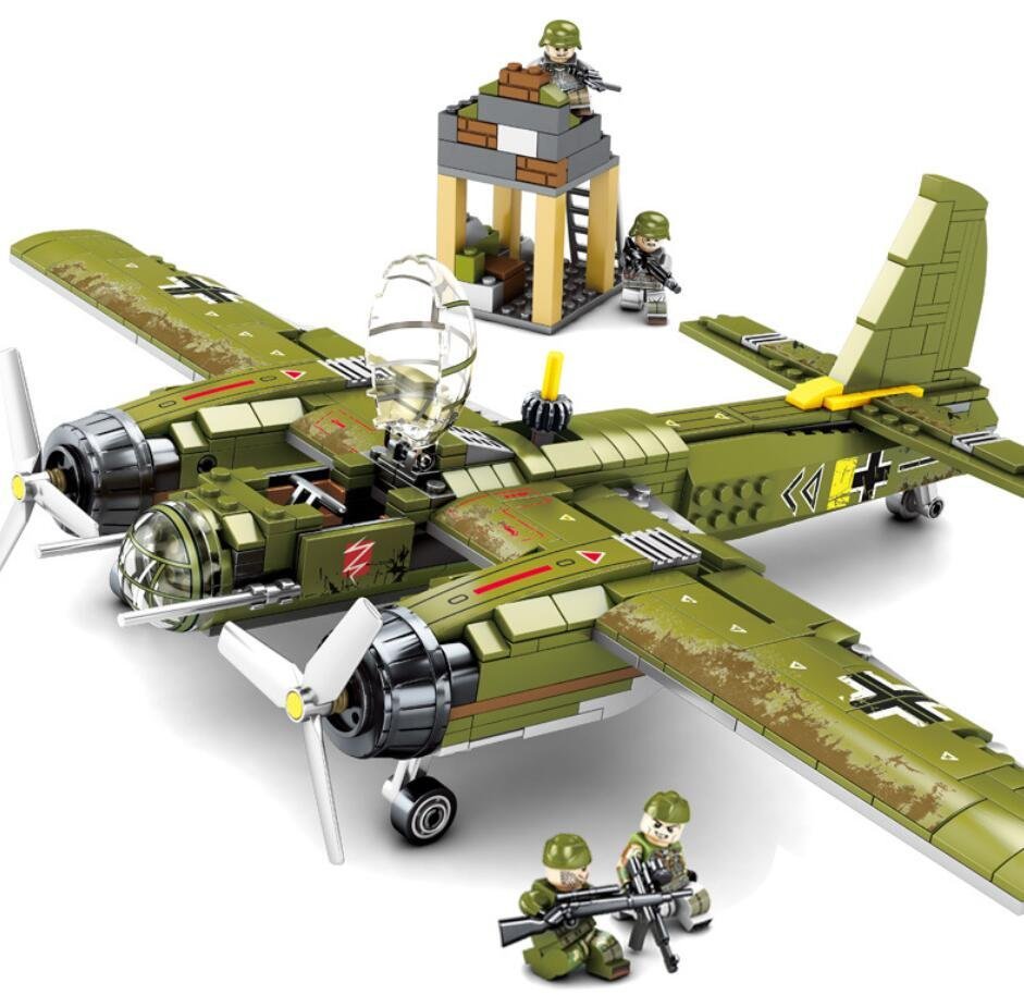 WW2 Germany JU-88 Bomber Soldier Minifigures Bomber Sets