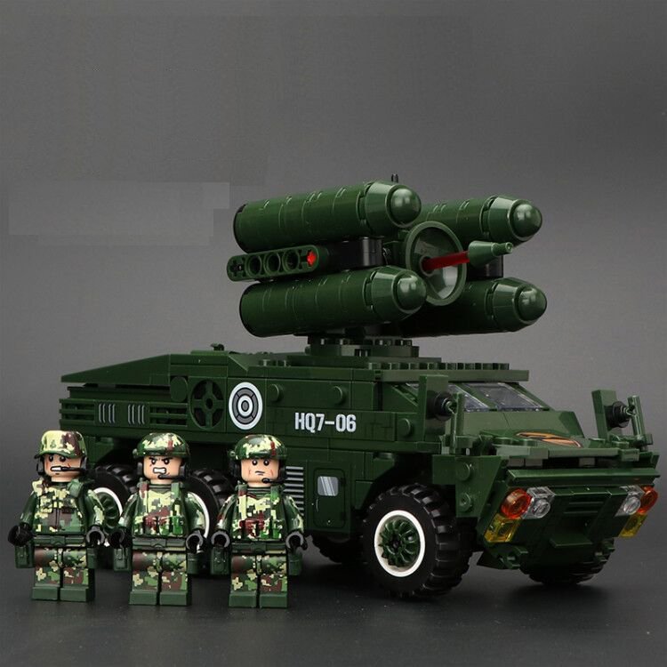 Air Defense Missile Truck Minifigures Compatible Lego Military Sets