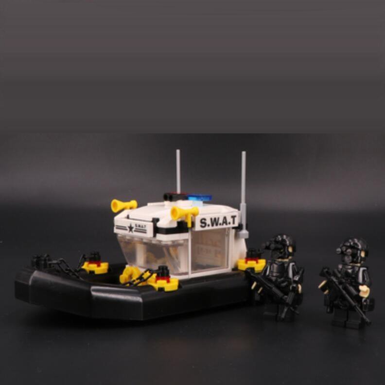 America S.W.A.T. Patrol Boat Minifigures Fit Lego Counter Strike Sets
