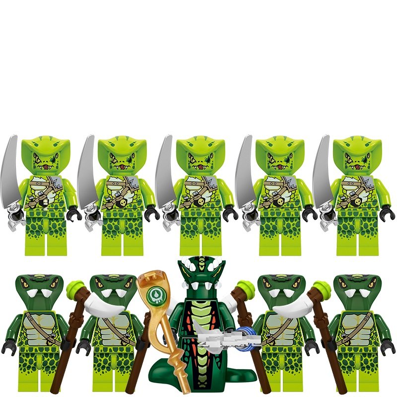 10 Best Poisonous Snake Monster Minifigures Compatible Lego Ninjago Sets